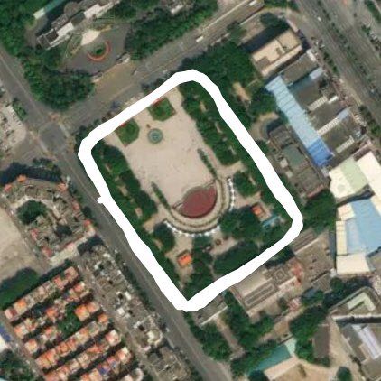 Lunjiao Square in Guang Dong Sheng | Walking Map