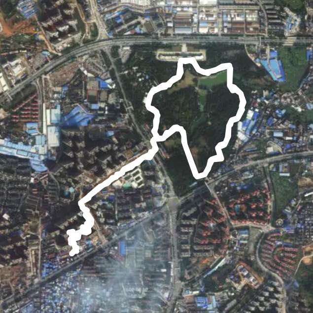 Shishan Park, Wuwu Road Walk - Nanning, China | Pacer