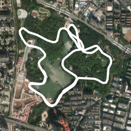 Tianhe Park in Guang Dong Sheng | Walking Map