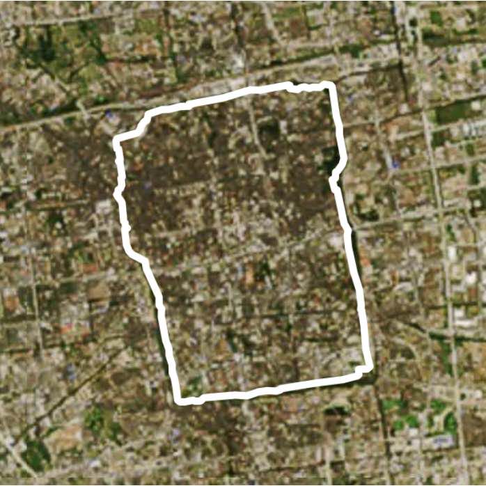 Suzhou Ancient City Trail in Jiang Su Sheng | Walking Map