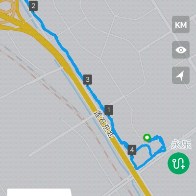 North side of Lugu section of Lianshi Road in Beijing | Walking Map