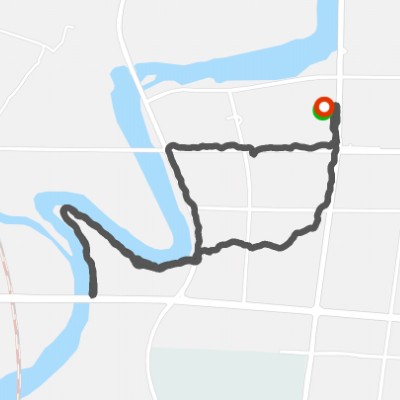 Middle section of Jinsha 2nd Road to Changnan Stadium. Walk - Nanchang ...