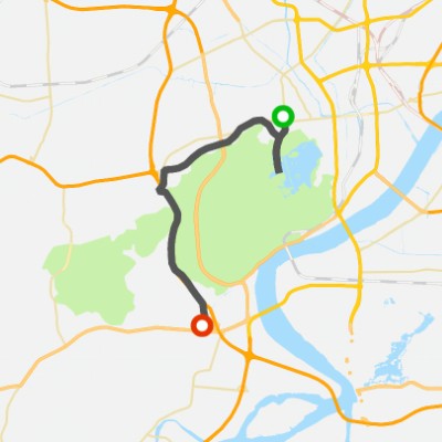 From the urban area to the path of Zhuantang (Hangqian Expressway ...