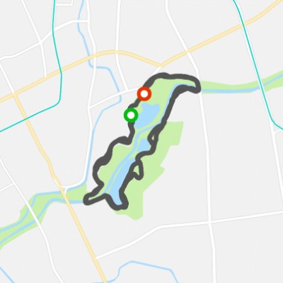 Huadu Lake Park in Guang Dong Sheng | Walking Map