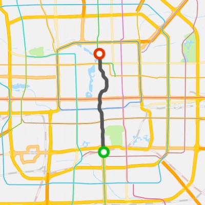 Central axis Walk Trail - Dongcheng District, Beijing, China | Pacer
