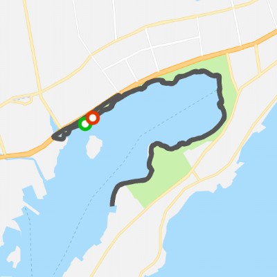 South Island of Tangdao Bay in Shan Dong Sheng | Walking Map